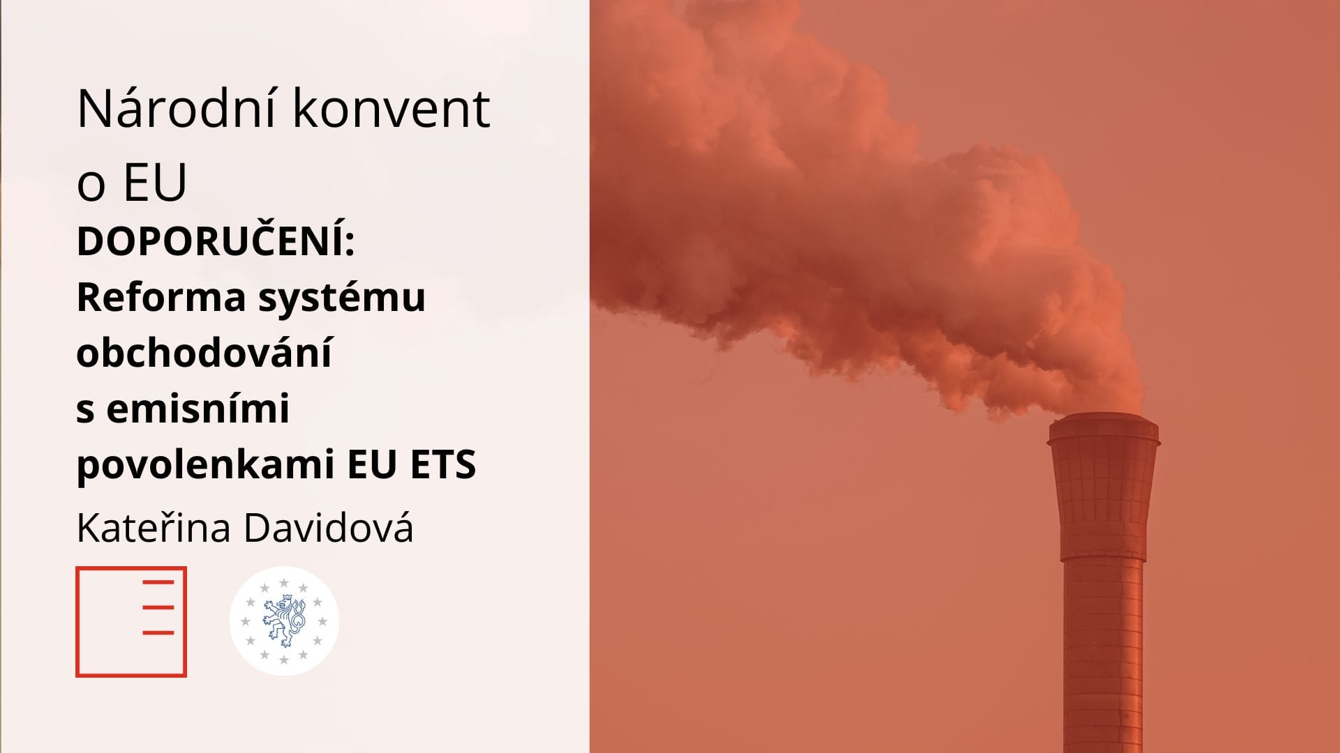 RECOMMENDATION: National Convention on EU Affairs: Reform of the ...