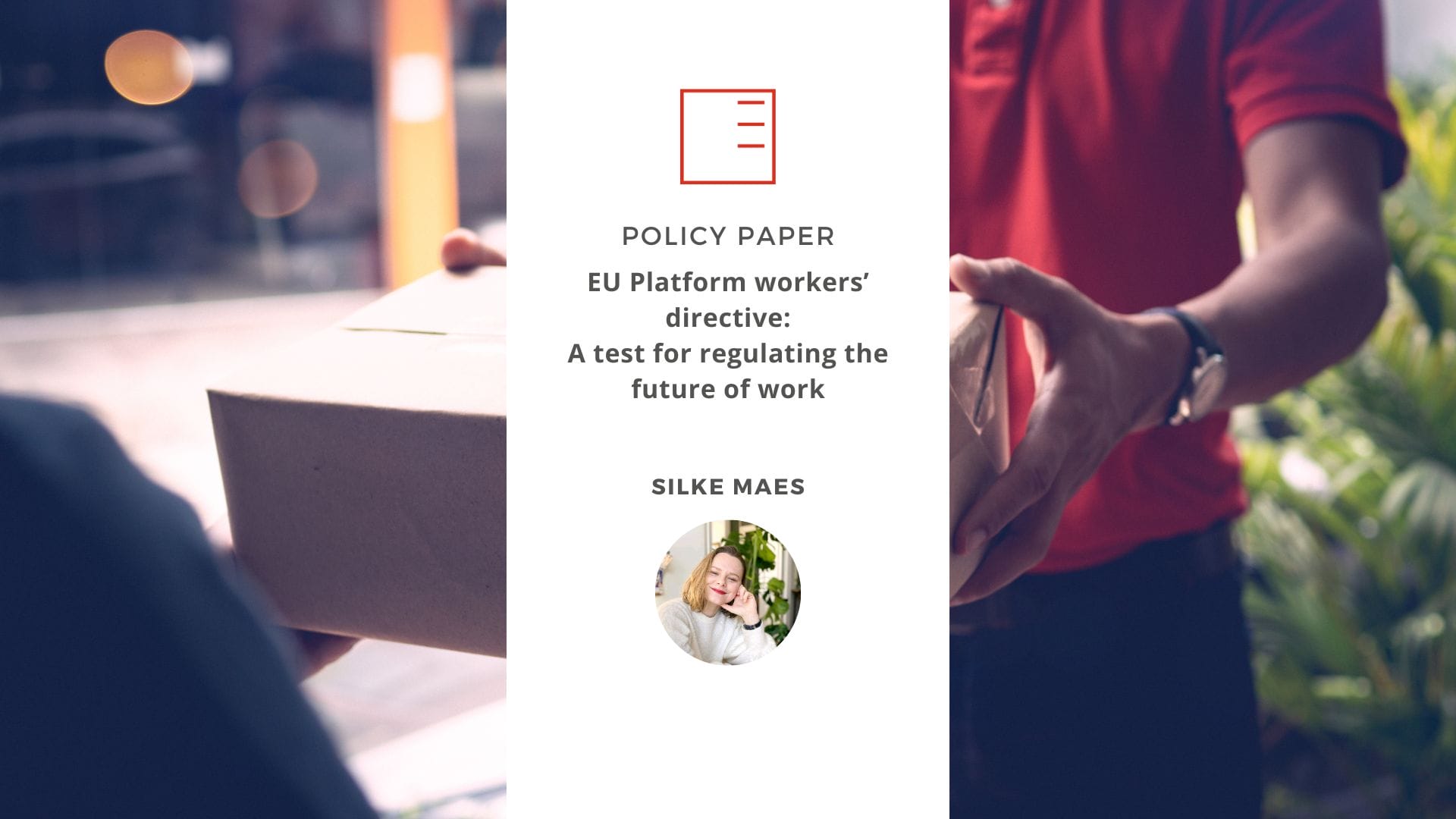 POLICY PAPER | EU Platform workers‘ directive: A test for regulating ...