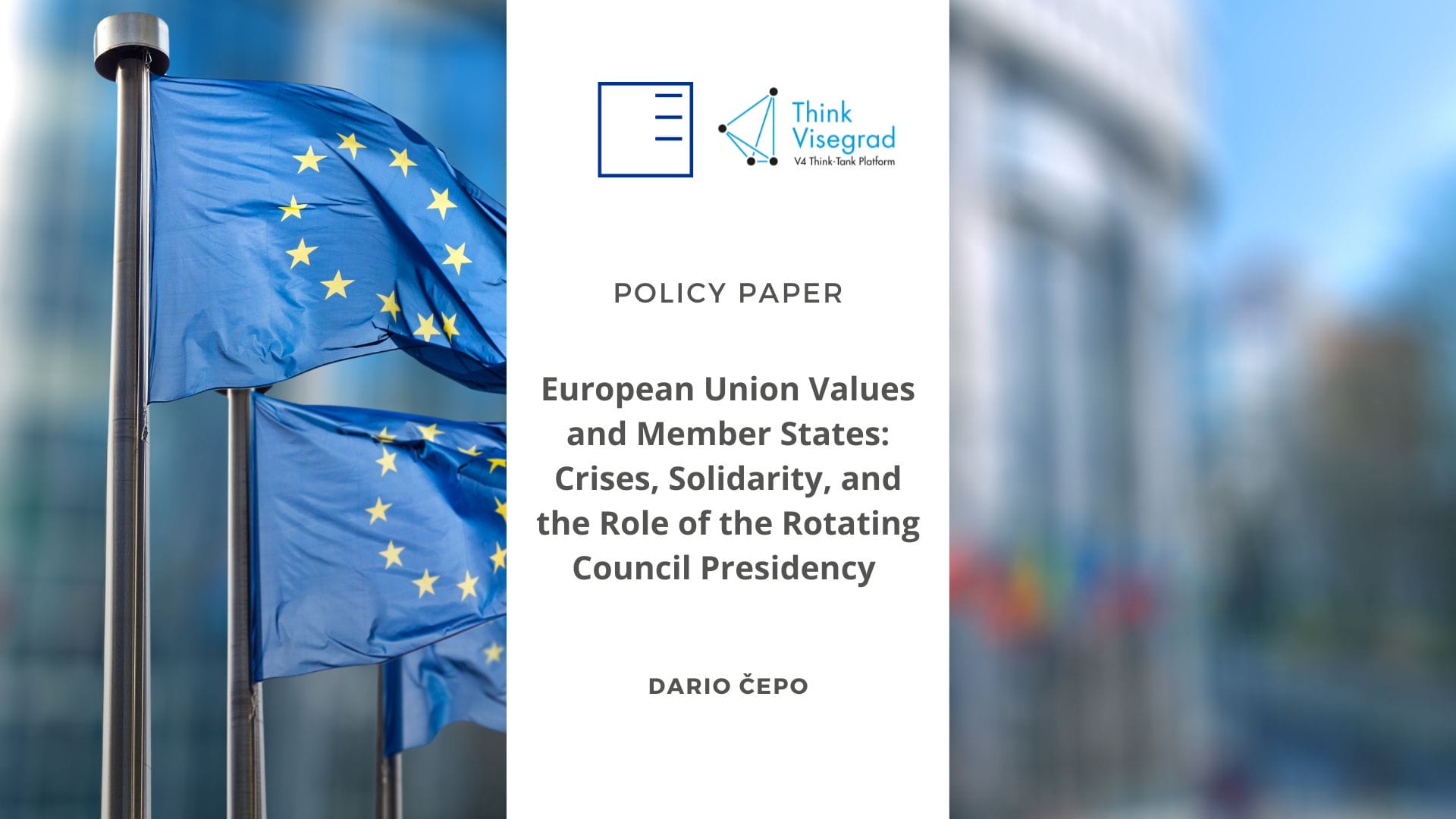 Policy Paper | European Union Values and Member States: Crises ...